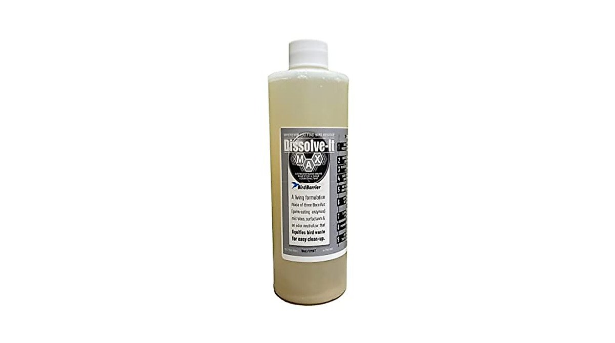Dissolve-It Max Enzyme Cleaner for Bird Droppings