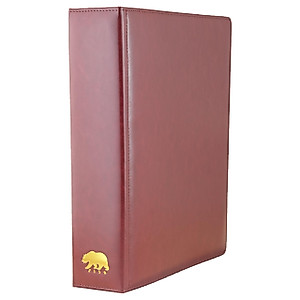 Ursae Minoris Manor Library Album with Collector's Pages for 45 Coins in Standard Certified or Certified-Style Holders PCGS, NGC, ANACS, Lighthouse, Guardhouse, BCW, Ursae Minoris – Burgundy