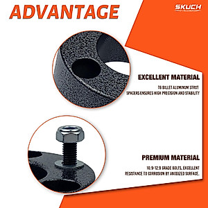 3" Front and 2" Rear Leveling Lift Kits for Dodge Ram 1500 4WD 2006-2022 Raise 3 Inch Front Strut Spacers and 2 Inch Rear Lift Spacer Suspension Lift Kit
