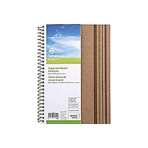 STAPLES Sustainable Earth 749565 Wirebound 1 Subject Notebook 9 1/2-Inch X 6-Inch Each (16769)