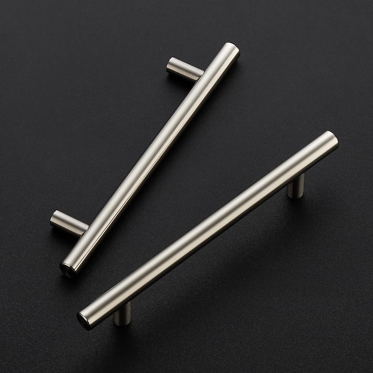 Ravinte 30 Pack | 7.38'' Cabinet Pulls Brushed Nickel Stainless Steel Kitchen Drawer Pulls Cabinet Handles 7-3/8”Length, 5” Hole Center with Mounting Template