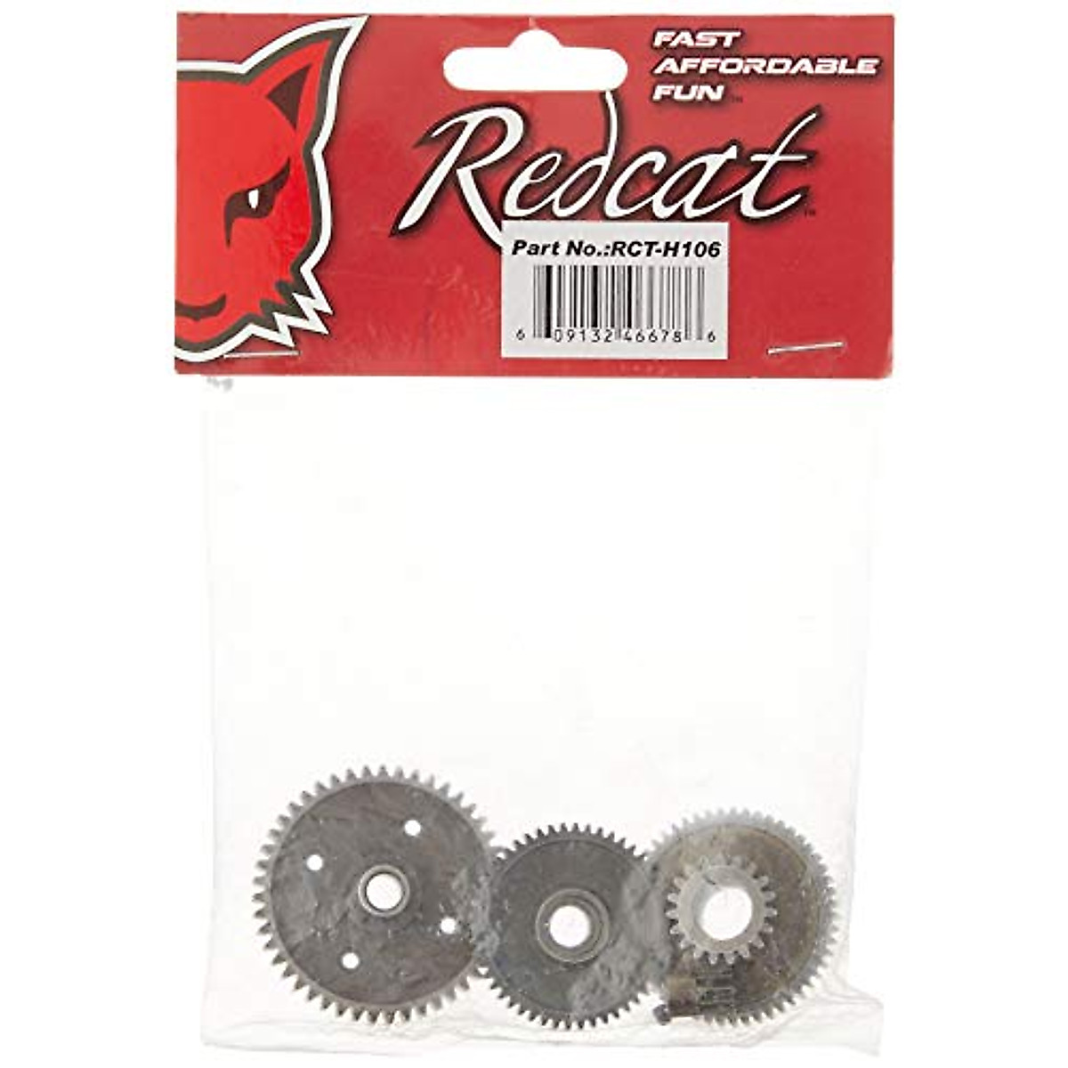 Redcat Racing RCT-H106 Steel Gear Set with 10T Pinion, 4 Gears (1-Set Needed for Each Axle)