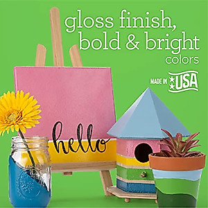 Apple Barrel Gloss Acrylic Paint in Assorted Colors (2-Ounce), 20621 White