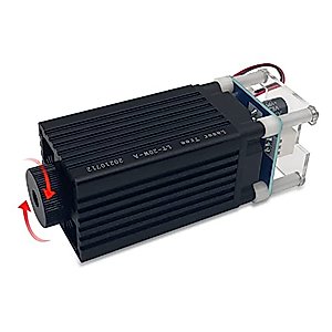 LASER TREE Laser Engraver Module, 20W Laser Engraving Cutting Module CNC, 4W Optical Output Power, Adjustable Focal, 450nm Laser Head for Laser Engraver Cutter Machine DIY Engrave Wood Paper Leather