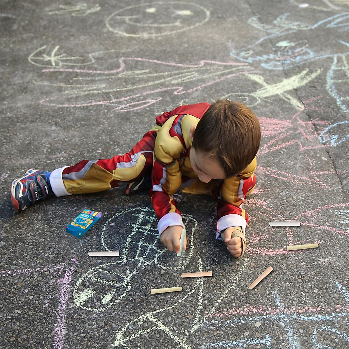 ArtCreativity 288 Count Mini Chalk Set for Kids (24 Boxes) Non-Toxic Art and Craft Supplies, Chalks School Supplies, Birthday Party Favors for Boys and Girls, Goody Bag Fillers, Classroom Gift