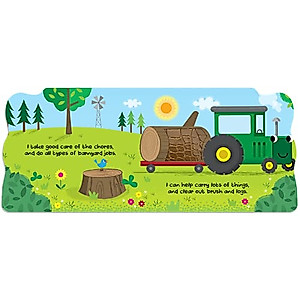 Busy Tractor - Touch and Feel Board Book - Sensory Board Book