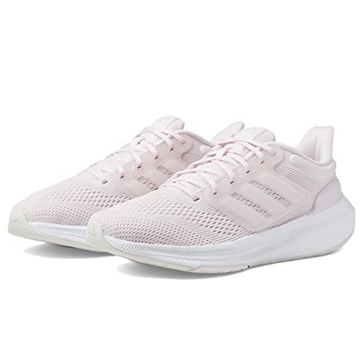 adidas Women's Ultrabounce Sneaker, Almost Pink/White/Crystal White (Wide), 11