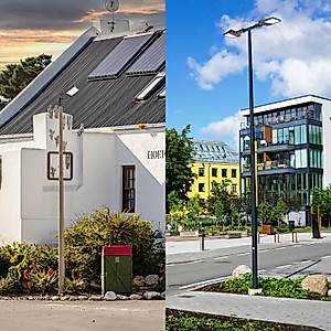 480V 150W LED Parking Lot Light, 21000LM(140lm/w) 5000K LED Shoebox Area Light - Slip Fitter Mount, Dimmable Outdoor Commercial Street Lighting (600W HID/HPS Equivalent) IP65 277-480V UL DLC Listed