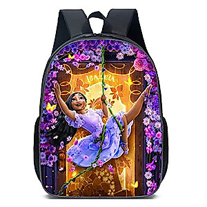 MeiPing Cartoon Backpack High Capacity Multifunction Anime Casual Backpack Lightweight Travel Backpack 17 Inch, One Size