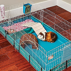 YUEPET Small Animal Wooden Cage Bridge Guinea Pig Habitat Ramp Over Nature Climbing Ladder Toy for Rabbit Hamster Bunny Ferret Squirrel Hedgehog Chinchilla Rat Gerbils Mouse
