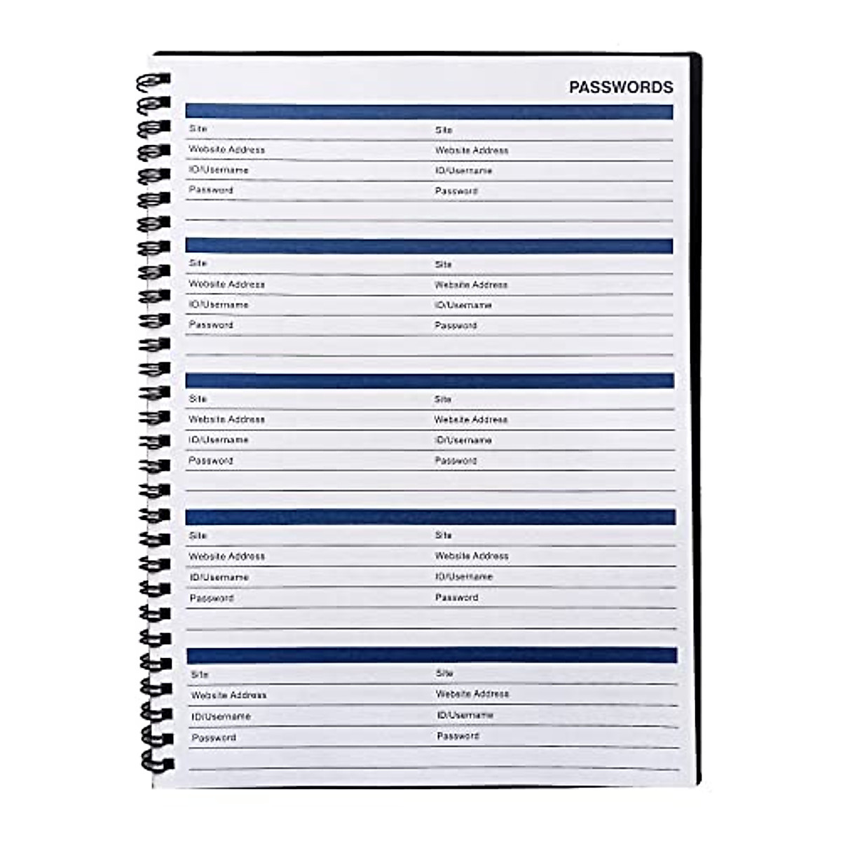 UtyTrees Calendar 2023 Planner - January 2023 - June 2024 Calendar Planner, 7.6" x 10.2", A4 2023 Calendar Planner, 18 Month Planner, with Double-Sided Storage Pocket, Premium Thick Paper, Black