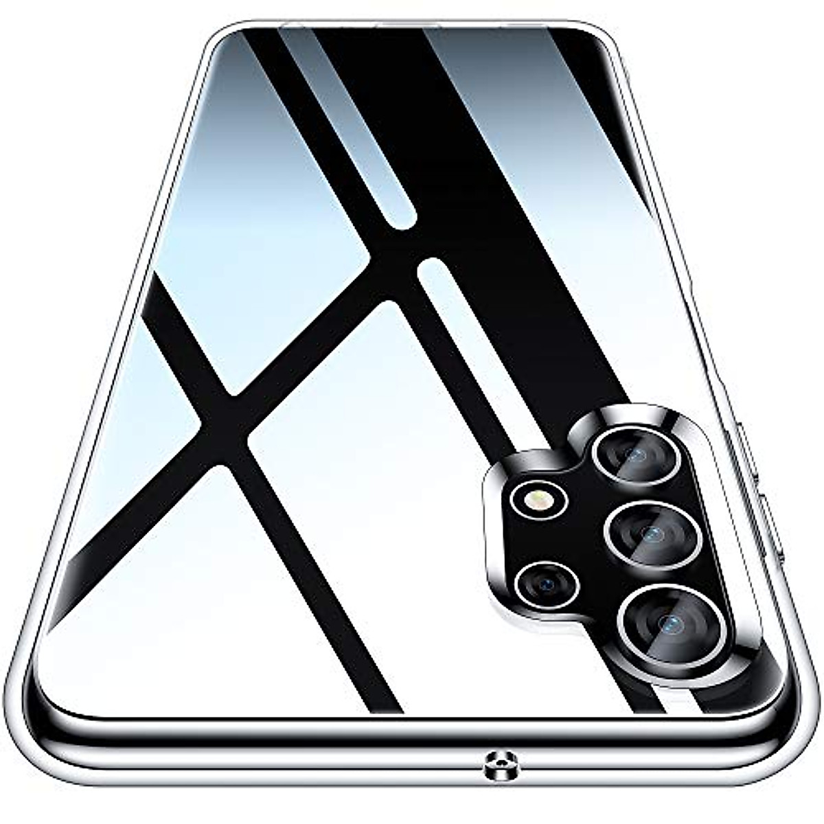 Samsung Galaxy A32 5G Case, Vakoo Crystal Clear Series Slim Thin Soft TPU Shockproof Protective Phone Case for Galaxy A32 5G Smartphone - Transparent