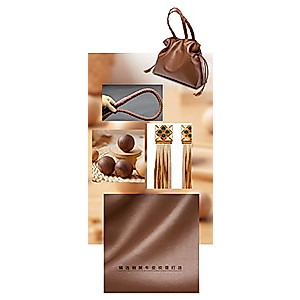 iFeiCho 2023 New Leather Material Women's Fashion Commuter Shoulder Tote Bag, Black, Brown, Coffee (Brown)