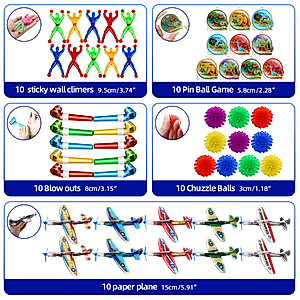 Amy&Benton 200PCS Goodie Bag Fillers Party Favors for Kids Birthday Pinata Filler Toy Assortment Prizes for Kids Classroom Rewards