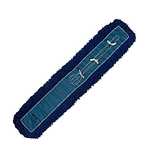 Heavy-Duty Industrial Closed-Loop Dust Mops - 6 Pack (Blue) - 48 Inch