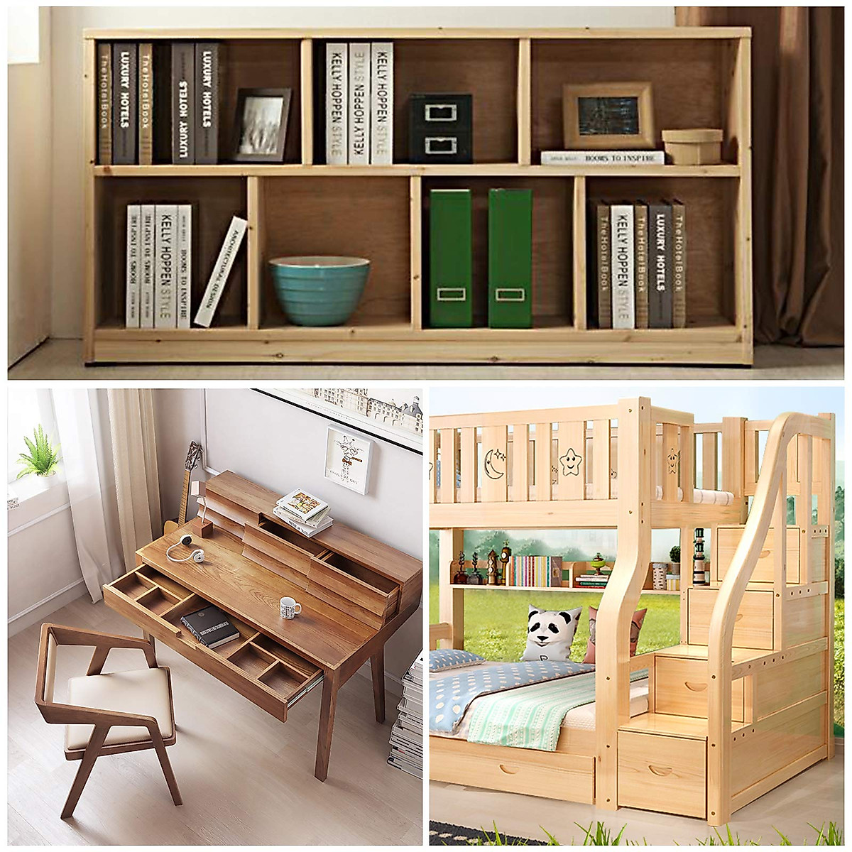 BokWin 6Pcs Silver Mending Bracket Plate, 80 x 40 x 2mm Stainless Steel Heavy Duty Flat Corner Brace for Wood, Metal Straight Fixing Joining Shelf Support Corner for Shelves, Furniture and Cabinet