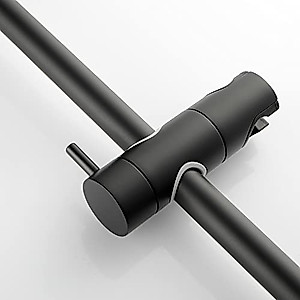 LETUZI Eco-Performance Handheld Shower with 28-Inch Slide Bar and 59-Inch Hose,Efficient and Water-saving, Suitable for Bathroom Kitchen