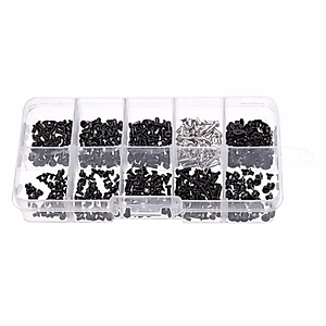 500x Screw Kit for Motherboard/for Computer PC Case/Hard Disk/Optical Drive Parts SCRW-196295