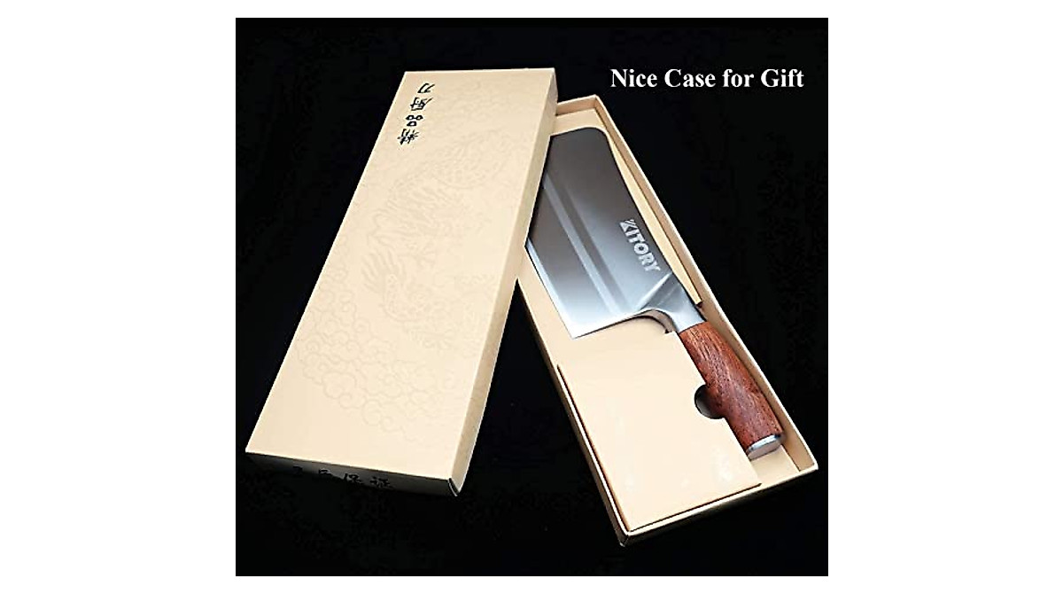 Kitory Heavy Duty Meat Cleaver - German Steel Chef Knife