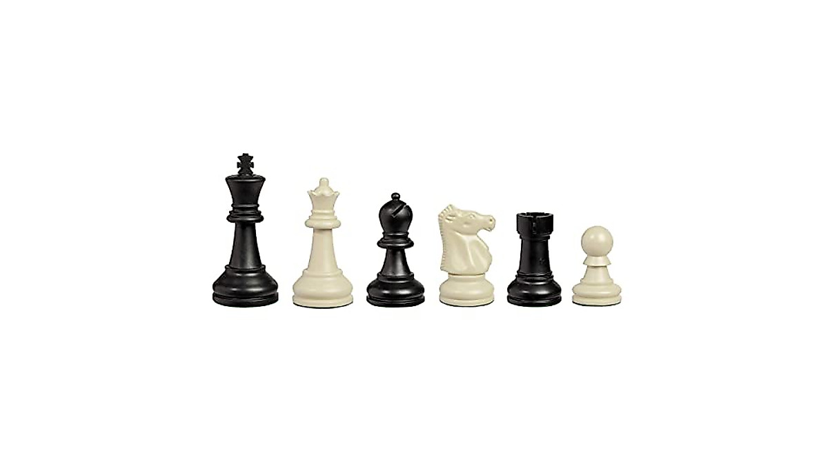 Tournament Roll Up Chess Board & Bobby Fischer Chess Pieces | WE Games