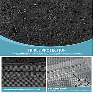 2NLF Air Conditioner Cover for Outside Units-AC Cover >=3000mm Water-Resistant Anti-Hail Windproof Design-Full Winter Outdoor Protection Fits up to 36 x 36 x 39 inches …