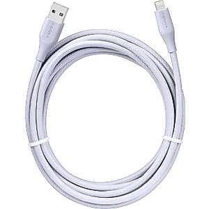 Insignia - 10' Lightning to USB Charge-and-Sync Cable - Purple