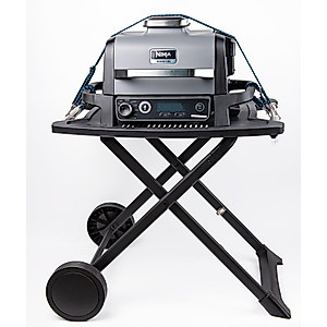 Weber Q Series Portable Grill Cart - Folding Stand for Q1200, Q1000, Q2200, Q2000, Q2400 - Outdoor BBQ