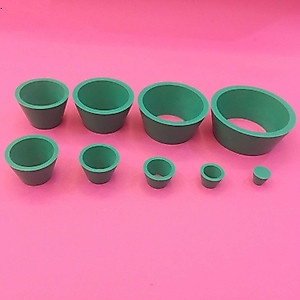 9 Count Filter Adapter Cones Set, Buchner Funnel Flask Adapter Set, Tapered Collar