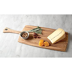 Ironwood Gourmet Large Rectangular Provencale Paddle Board, Acacia Wood 20.5 x 8 x 0.5 inches