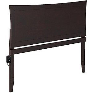 Leo & Lacey King Panel Headboard in Espresso