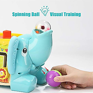 TOP BRIGHT Activity Cube Toys - Baby Toys with Bead Maze for Toddlers 1 2 Year Old Boy and Girl Gifts