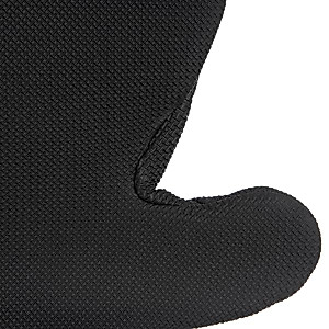San Jamar Ultigrip Oven Mitt with Heat and Cold Protection for Cooking, Bakeries, Kitchens, And Restaurants, Neoprene, 17 Inches, Black, 1 Count