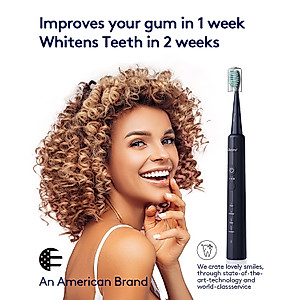 Ducard V7 Pro Electric Toothbrush for Adults- Rechargeable Toothbrush 12 Modes & 9 Brush Heads - 3 Hr Charge Last 60 Days Ultra Sonic Toothbrush for Adults (Navy Blue), (DY-152)