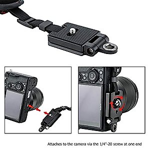 JJC Deluxe Mirrorless Camera Hand Grip Strap for Canon EOS R8 R6 Mark II R5 R7 R10 R RP M50 M6 Mark II Nikon Z9 Z7II Z6II Z5 Z50 Z30 Z fc Fuji Fujifilm X-T5 X-T4 X-T3 X-S10 X-T30 X-T20 X-E4 X-H2 X-H2S