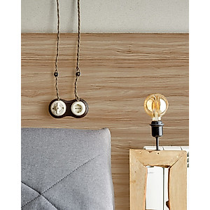 Wood Contact Paper Wood Wallpaper Peel and Stick Wallpaper Light Wood Grain Contact Paper for Cabinets Wood Look Contact Paper Self Adhesive Removable Wallpaper Waterproof Vinyl Wallpaper 15.7“×118“