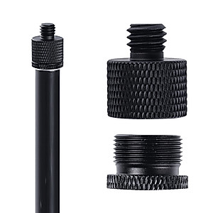 8 Pieces Mic Stand Adapter 5/8 Female to 3/8 Male and 3/8 Female to 5/8 Mic Thread Adapter Set Male Screw Adapter Thread for Camera Monitor Tripod Thread for Adapter Microphone