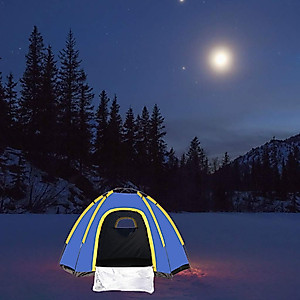 Toxz Tent for Camping 3-4 Person Lightweight Backpacking Outdoor Tent with Carrying Bag,Waterproof Ventilation Anti-UV,Easy Setup(Ship from US!)