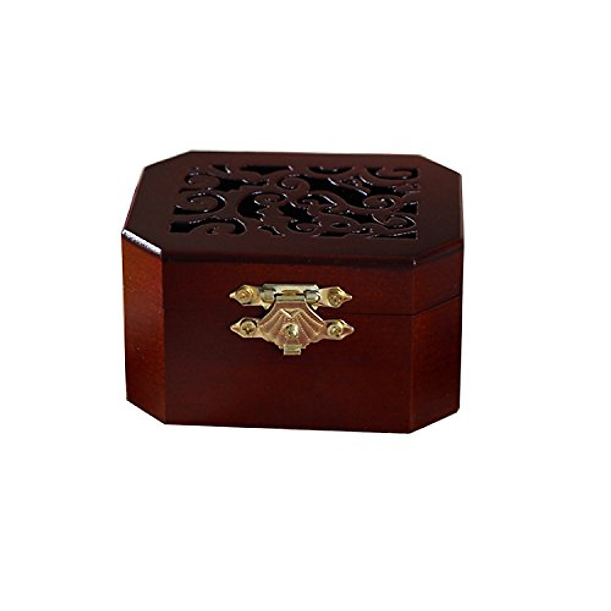 WESTONETEK Vintage Wood Carved Mechanism Musical Box Wind Up Music Box Gift for Christmas/Birthday/Valentine's Day, Melody for Elise