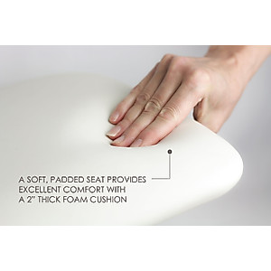 Seachrome P-B180135-NW Replacement Cushion Shower Seat Top Only, White