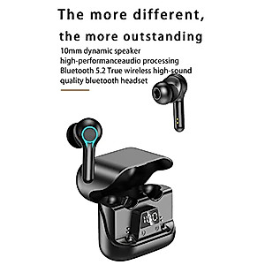 HiFi Bluetooth Earbuds, Bluetooth Headset Game Music Dual Ear Wireless Sport Earphone Intelligent Noise Reduction Waterproof Headset