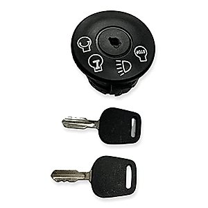 VIRTIONZ MWIRE Ignition Switch with Two Keys Replacement CompatibleReplacement for Husqvarna 532175566 || 175566 || for Riding Lawn Mowers