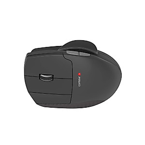 Contour Design Unimouse Left-Hand Mouse Wired - Wired Ergonomic Mouse for Laptop and Desktop Computer Use - 2.4GHz Fully Adjustable Mouse - Mac & PC Compatible