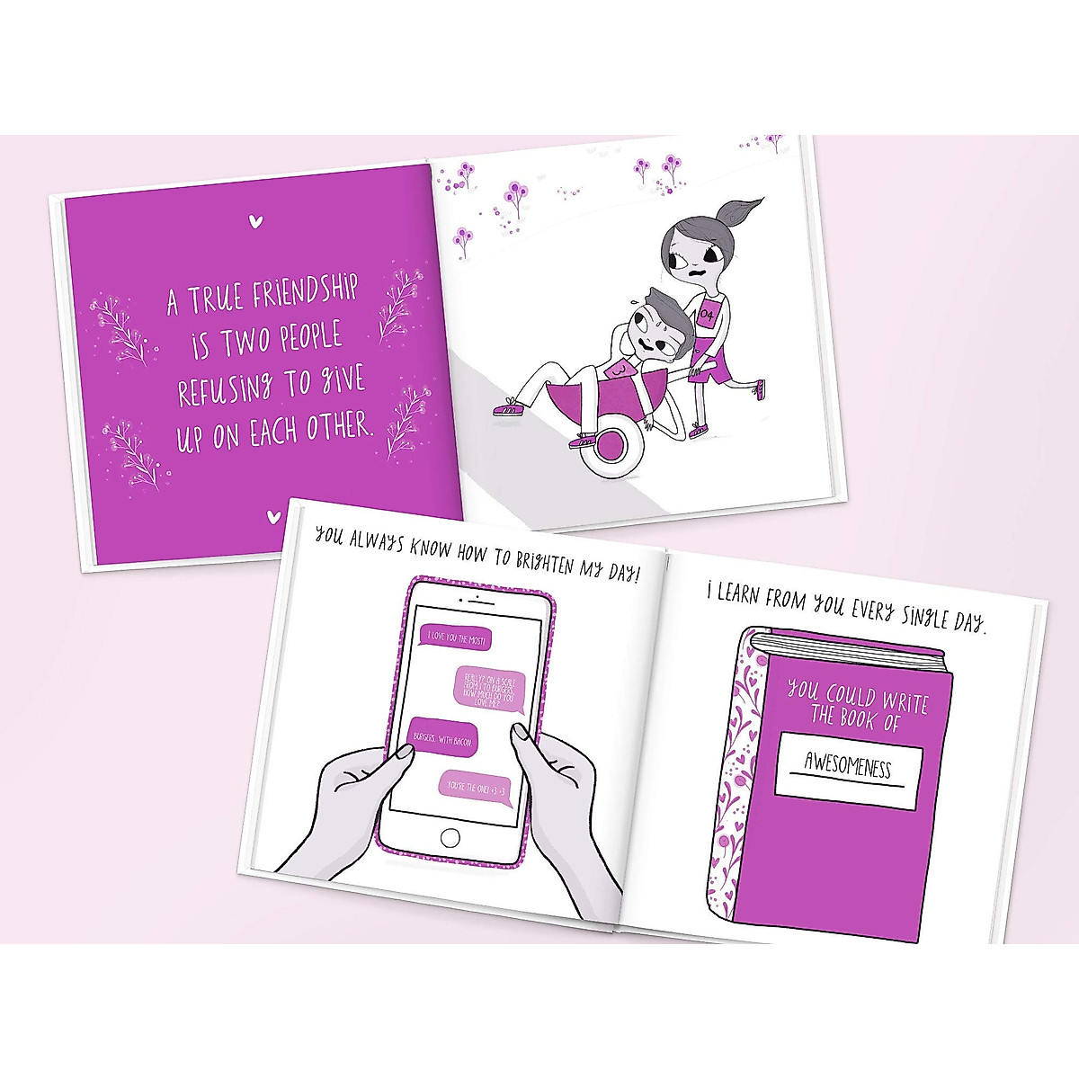 Personalized Book for Boyfriend, Girlfriend, Spouse, Partner, Birthday | Book of Us (Hardcover)