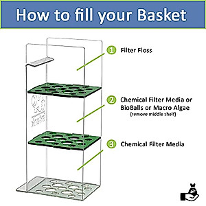 inTank Media Basket for Fluval Flex 32.5 and 123L