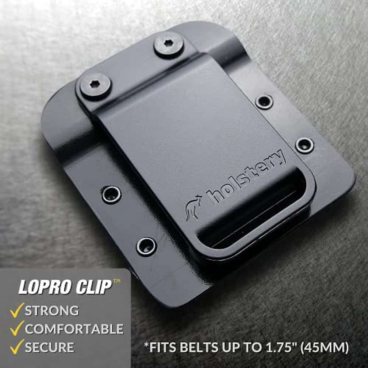 Holstery DriverMaster | Clip-On Tool Belt Drill Holder - Simple Hook Holster for Cordless Drill, Impact, Nailer, Tape Measure, or Any Tools with Hanger Clips