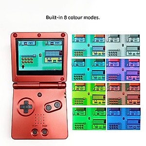 HISPEEDIDO V5 Drop in Pre-laminated IPS 3.0 inch Highlight Mod Sets For GBA SP V5 Screen Replacements LCD Kits, HD Touch Control, NO SOLDER/NO TRIMMING Need