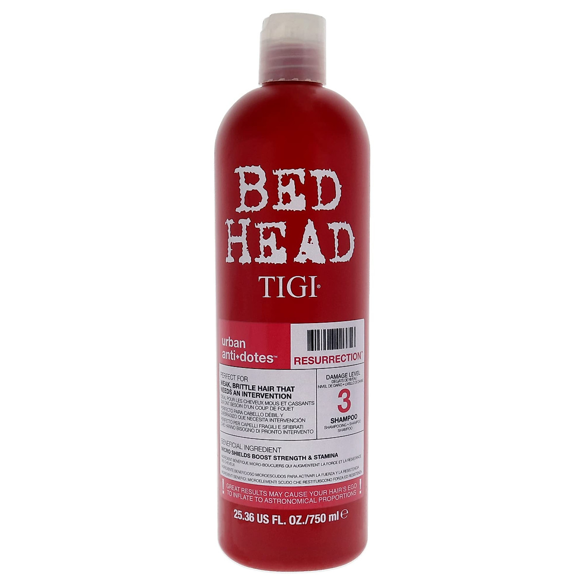 Bed Head Tigi Urban Anti+dotes Resurrection Shampoo Damage Level 3,25.36 Ounce