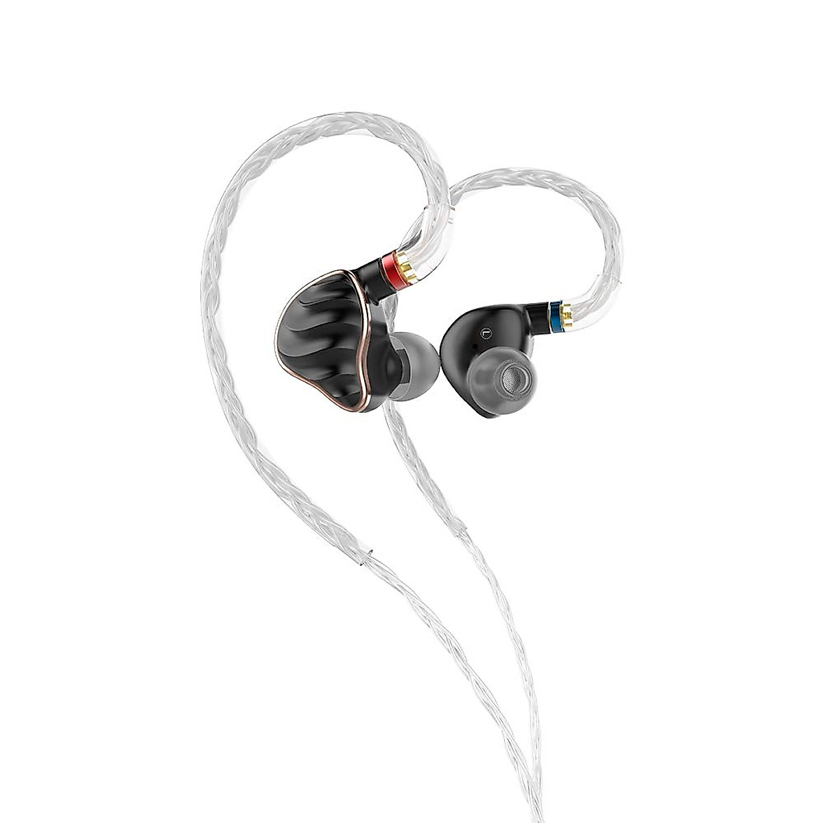 FiiO FH7 Hybrid In-Ear Monitors (Black) (Renewed)