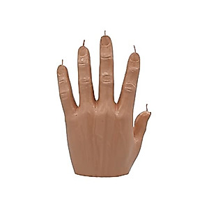 Bleeding Hand Candle Bloody Palm Wax Light Halloween Horror Decoration Prop