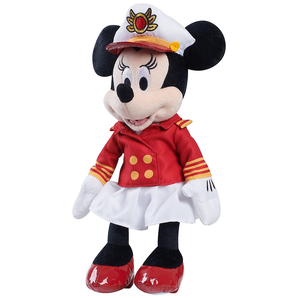Disney Classics Captain Minnie Mouse 12.5-inch Plush, Cruise Line Kids Toys, Stuffed Animal, Mouse, Officially Licensed Kids Toys for Ages 3 Up by Just Play